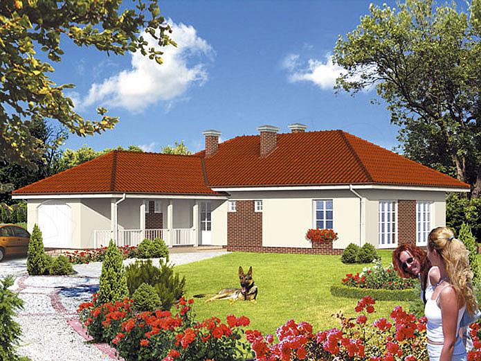 Projekt domu AR 126 100,73 m2 - koszt budowy - EXTRADOM