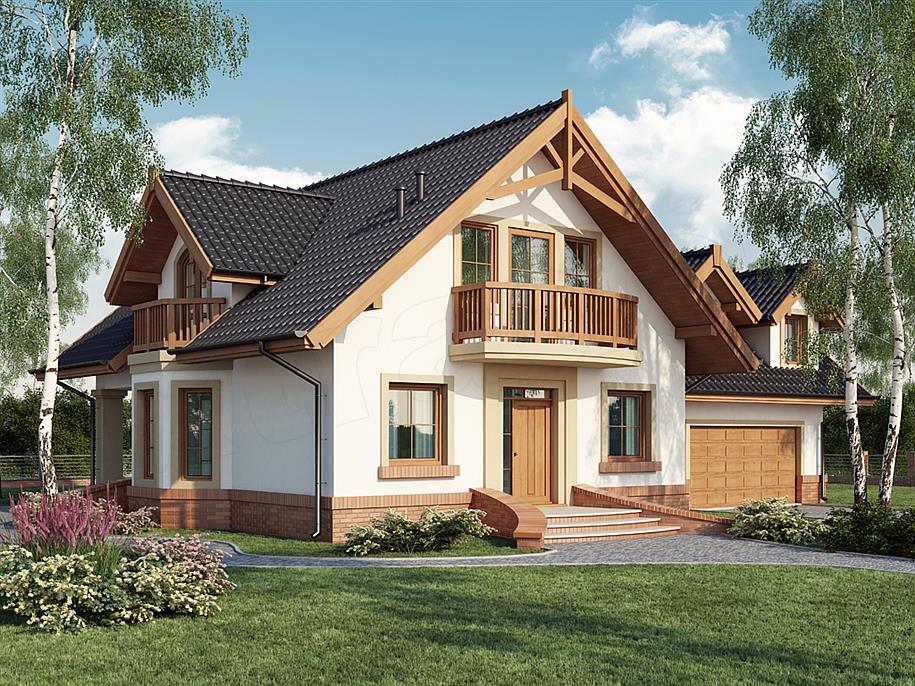 Projekt domu Gracjan 2 131,31 m2 - koszt budowy - EXTRADOM
