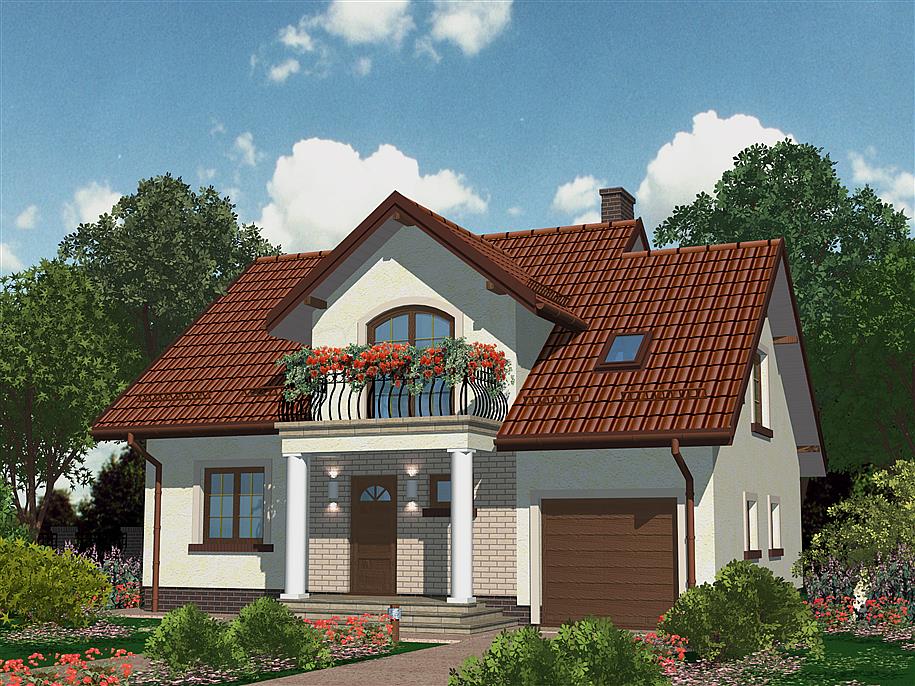 Projekt domu APS 161 121,5 m2 - koszt budowy - EXTRADOM