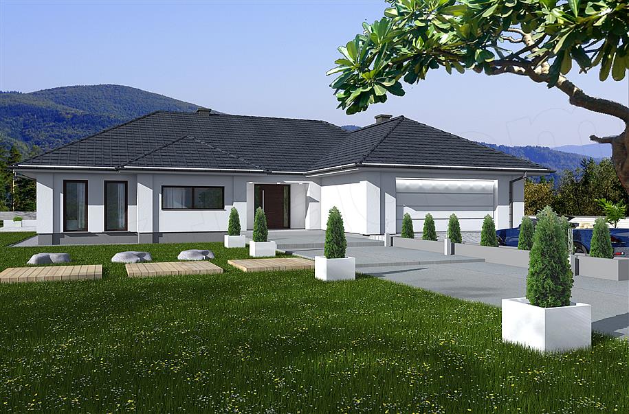 Projekt domu Madera 164,9 m2 - koszt budowy - EXTRADOM