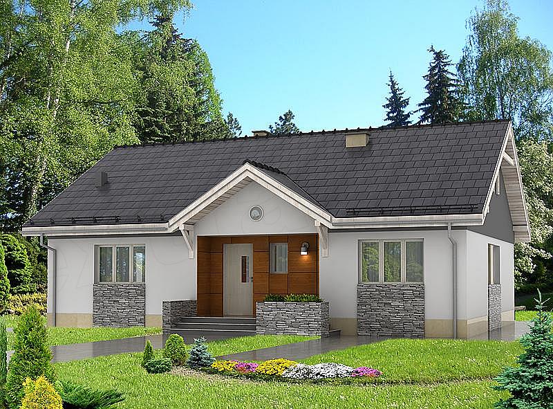 Projekt domu HG-D2 88,5 m2 - koszt budowy - EXTRADOM