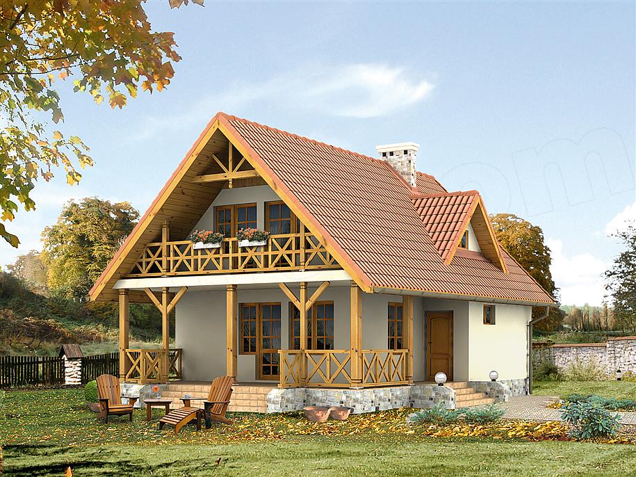 Projekt domu Takt 2 84,68 m2 - koszt budowy 184 tys. zł - EXTRADOM