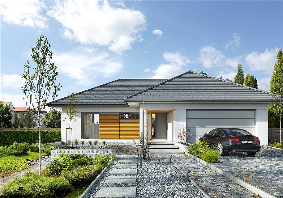 Projekt domu Dobry 2 114,7 m2 - koszt budowy - EXTRADOM