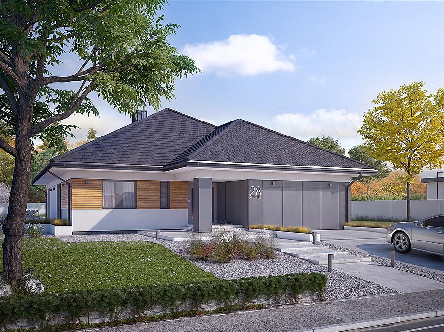 Projekt domu Decyma 9 148,5 m2 - koszt budowy - EXTRADOM