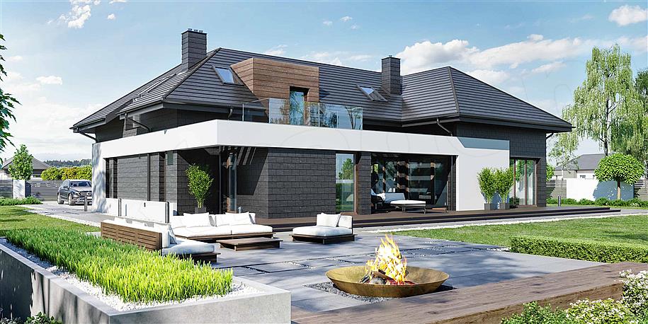 Projekt domu HomeKoncept-53 159,44 m2 - koszt budowy - EXTRADOM