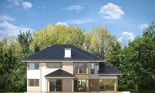 Projekt Dom z widokiem B 282,08 m2 - koszt budowy - EXTRADOM