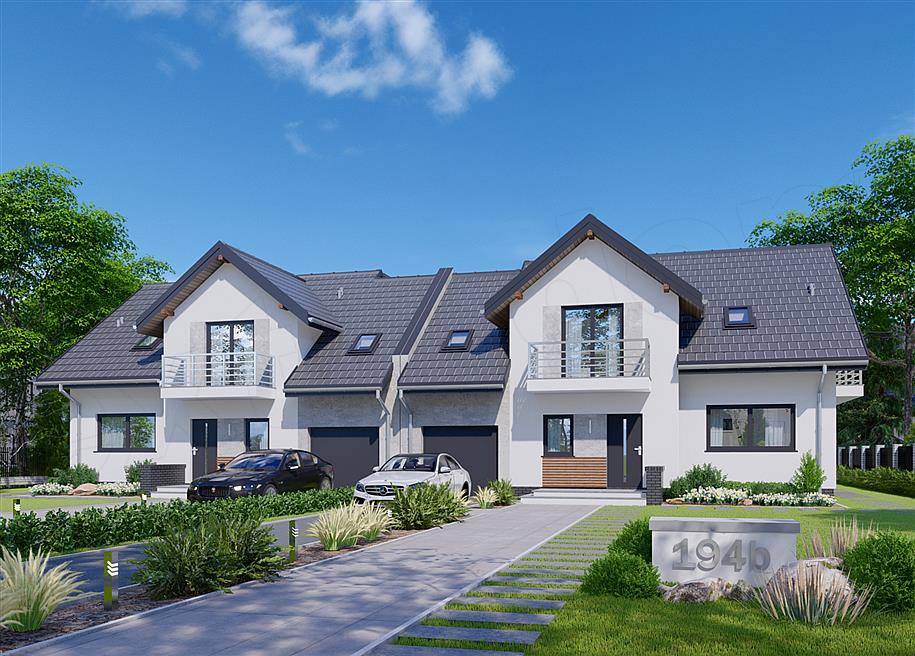 Projekt domu APS 194 NEW 125,1 m2 - koszt budowy - EXTRADOM