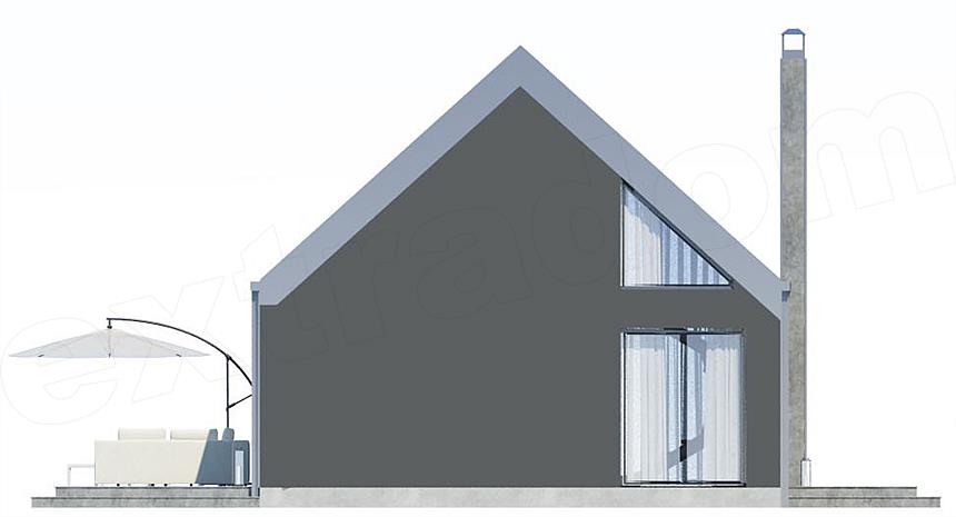 Projekt domu uA67 86,38 m2 - koszt budowy - EXTRADOM