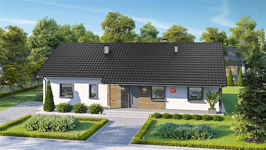 Projekt Dom przy Bukowej 41 135 m2 - koszt budowy - EXTRADOM